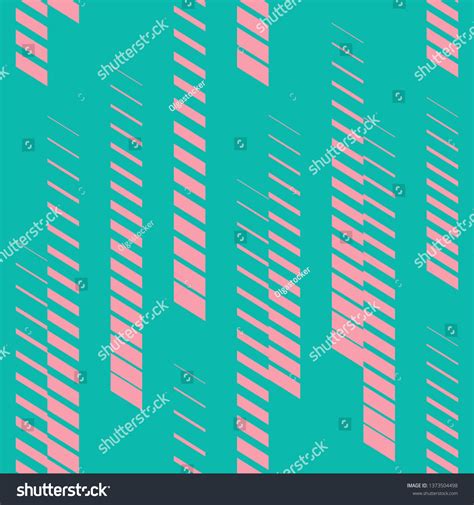 Abstract Geometric Seamless Pattern Vertical Fading Stock Vector Royalty Free 1373504498
