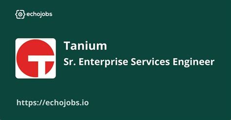 Tanium Is Hiring Sr Enterprise Services Engineer Usd 95k 285k Bash