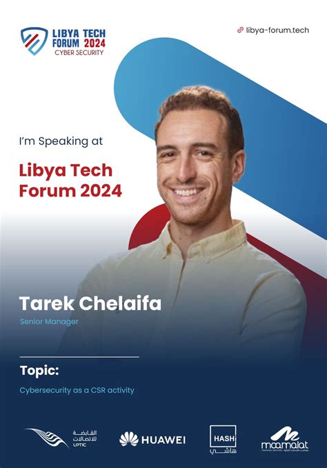 Libya Tech Forum On Linkedin Speaker Cybersecurity Ltf2024 الأمن السيبراني Ltf2024