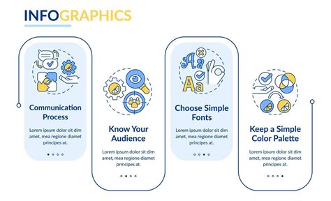 Web Design Rules Rectangle Infographic Template Visual Making Data Visualization With 4 Steps