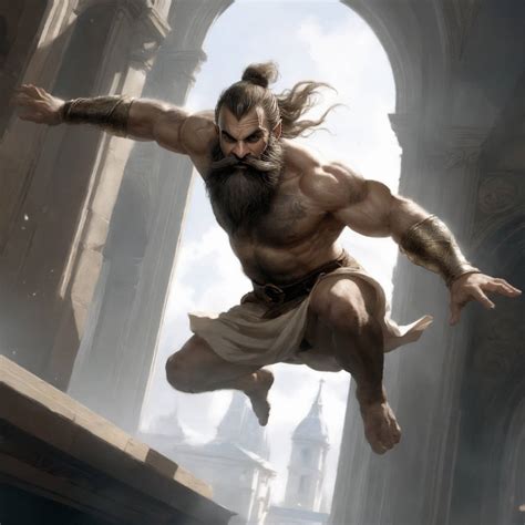 Half Elf Monk 1 By Bigbluewulf On Deviantart