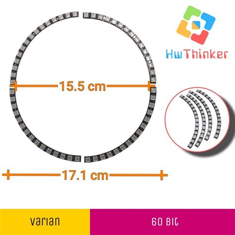 Jual LED RGB WS2812 WS2812B 5050 For Arduino Neopixel 5V Panel Round Matrix Shopee Indonesia