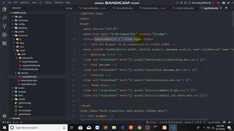 04 Membuat Halaman Dashboard Menggunakan Laravel Youtube