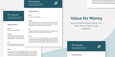 Business Problem Statement Template In Word Google Docs Pages Download Template Net