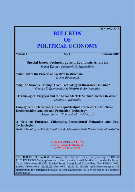 Pdf Employment Determinants In An Input Output Framework Structural Decomposition Analysis