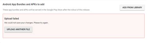 Failed Upload Play Store GameSalad Forums
