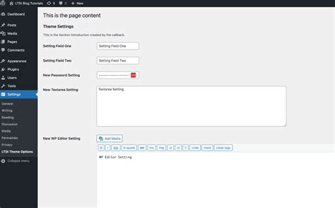 Adding A Password Input To Wordpress Settings Tim Scheman