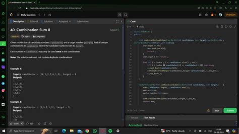 Sanket Kanase On Linkedin 75daysofcode 75daysofcode Programmingjourney Combinationsum