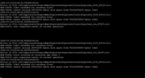 Oracle 19c突发宕机！如何快速处理闪回空间不足 墨天轮