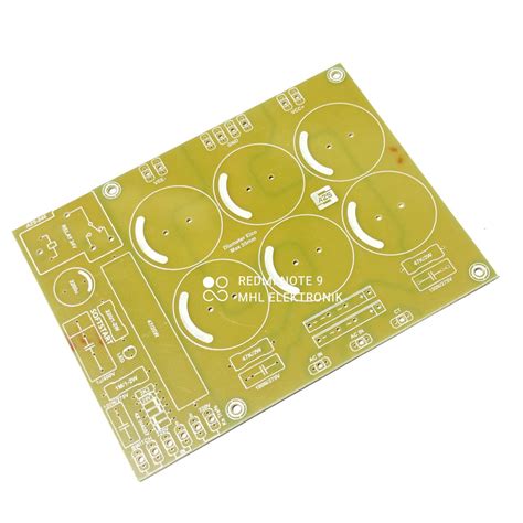 Pcb Psu 6 Elco Plus Softstart Fiber Fr4 Shopee Philippines