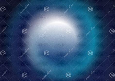 Abstract Gradient Blue Circle Halftone Decoraitve Template Design Overlapping For Cover
