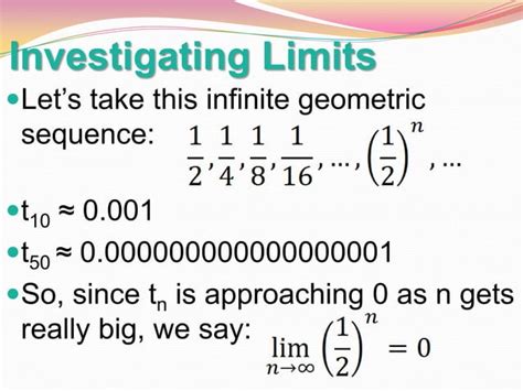 13 4 Limits Of Infinite Sequences Pptx