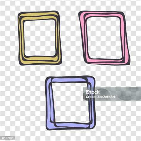 만화 프레임 테두리 체크 무늬 배경 세트 손으로 그린 잉크 얼룩 브러시 낙서 선 획과 채우기 파스텔 다채로운 팔레트 자유형 사각형 기하학적 도형 텍스트 공간 0명에 대한