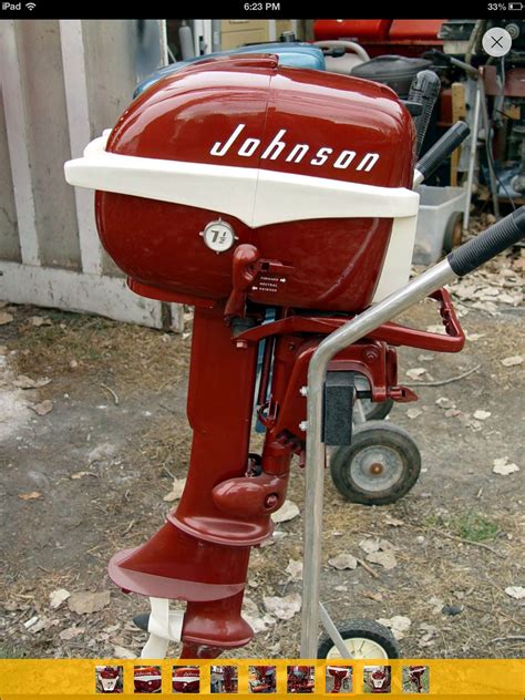 Vintage Johnson Outboard Motor