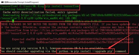 windows10下anaconda tensorflow keras环境配置 mr king~ 博客园
