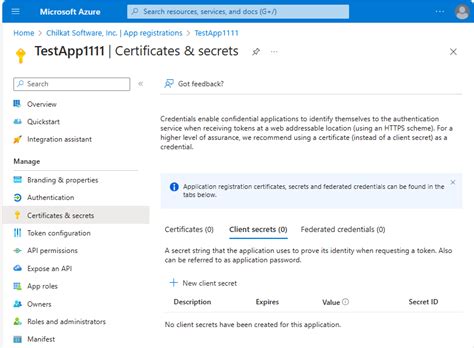 Oauth Client Credentials Azure App Registration Chilkat Tech Notes