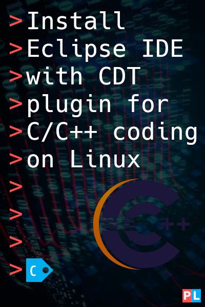 Install Eclipse Ide With Cdt Plugin For Cc Coding On Linux Linux Linux Plugins Coding