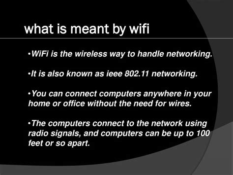 Wireless Computer Network Ppt