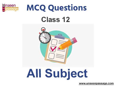 MCQ Questions For Class With Answers Download Pdf