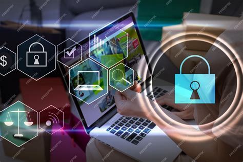 Premium Photo Digital Cybersecurity And Network Protection Concept