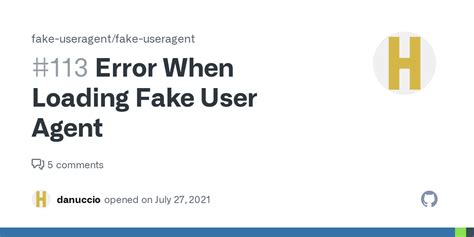 Error When Loading Fake User Agent · Issue 113 · Fake Useragentfake