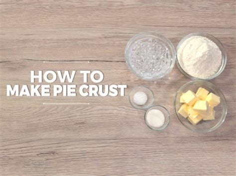 How To Make Pie Crust