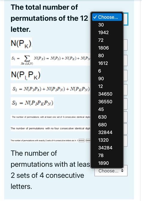 Consider The Permutations Of The Letters In The Chegg Com