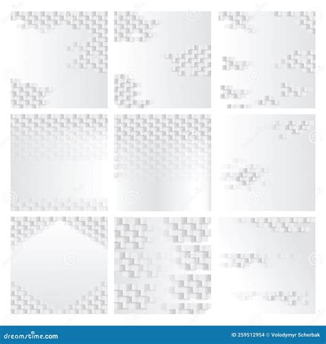 Abstract Halftone Dotted Background Transparency Grunge Rectangle Pattern Square Shadow Stock