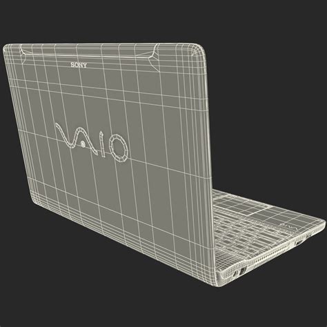 笔记本电脑sony Vaio E系列黑色 3d模型 79 3ds Lwo Obj Max Ma C4d Free3d
