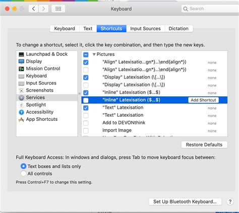 Macos How Can I Delete Duplicate Entries In Keyboard Shortcuts