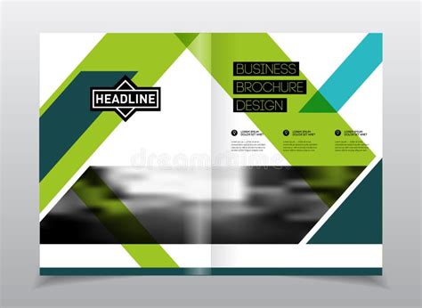 Startup Presentation Layout Or Business Flyer Annual Report Vector