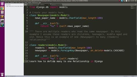 Learn How To Define Many To One Relationships In Django