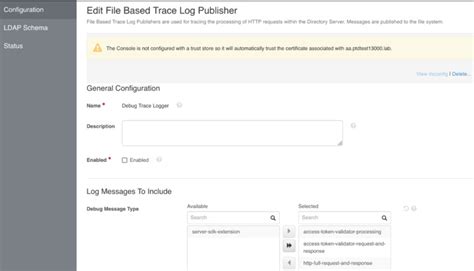 can we monitor capture all the ldap errors at the server side