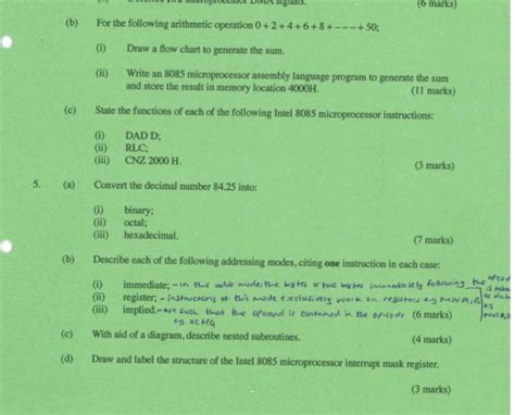 Arithmetic Operation 024650 I Draw A Flow Chart To Generate T
