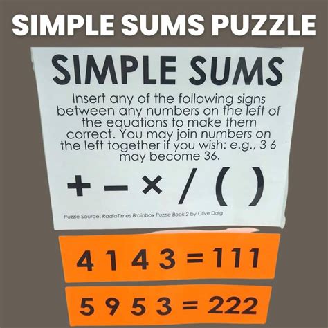 simple puzzle