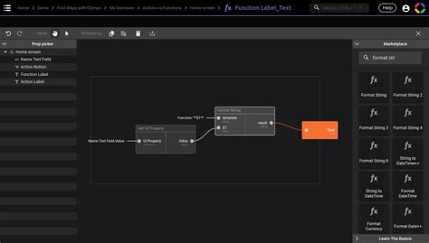 Actions And Functions Olympe Documentation