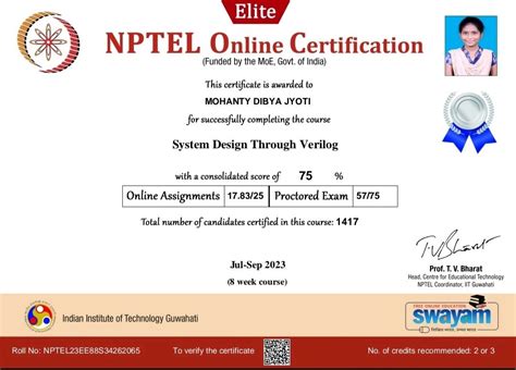 mohanty dibya jyoti on linkedin nptel verilog systemdesign