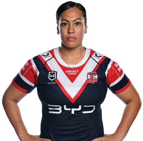 Official Telstra Womens Premiership Profile Of Aliyah Nasio For Sydney
