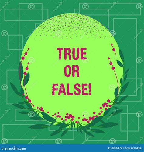 Writing Note Showing True Or Falsequestion Business Photo Showcasing Series Of Statements To Be