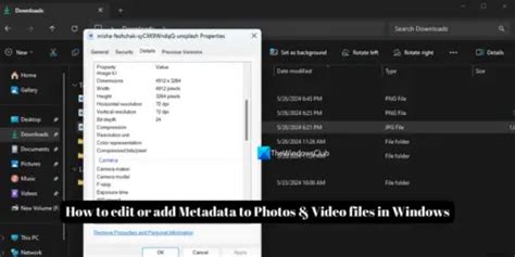 How To Edit Or Add Metadata To Photos And Video Files In Windows 11