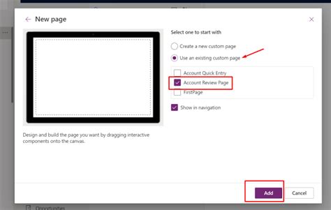 custom pages in power platform and adding them in model driven apps power apps d365 demystified