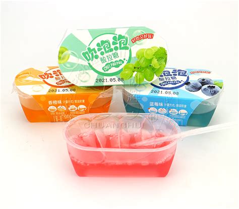 Supply 2021 Diy Playing Fruity Syrup Bubble Jam Candy Blow Bubble Candy Ch E248 1 Wholesale