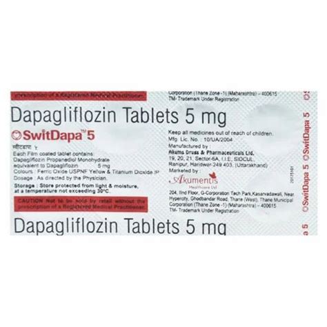 Farxiga Tablets 5mg Packaging Size 10 Tablet Strip At ₹ 6001box In Surat