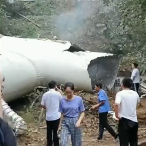First Stage Of Chinese Rocket Crashes In Chinese City Behind The