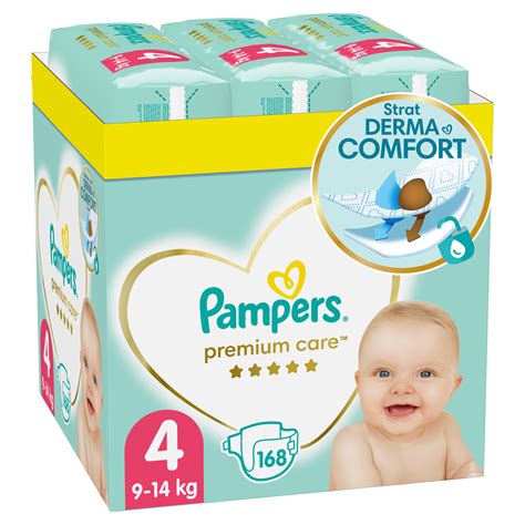 Scutece Premium Care Xxl Box Nr 4 9 14 Kg 168 Buc Pampe Bebe Tei