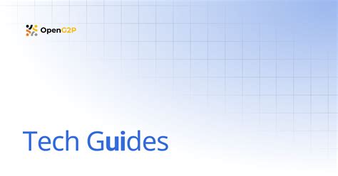 Tech Guides Openg2p Docs