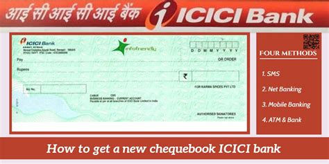How To Get A New Chequebook Icici Bank Infofriendly