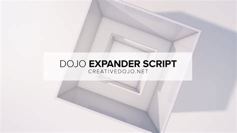 Dojo Expander Script Demo Tutorial Free After Effects Script Youtube