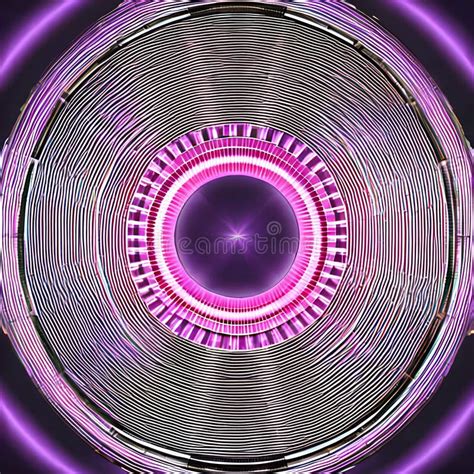 A Radial Design With Interlocking Triangles In Shades Of Pink And