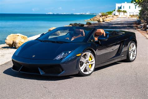 Blue Lamborghini Gallardo Spyder Used 2007 Lamborghini Gallardo For